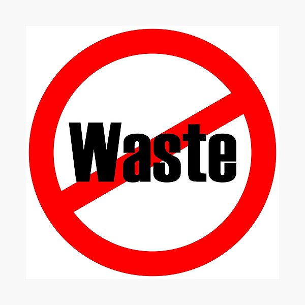 Lámina fotográfica «Señal de parada de residuos» de Anteia | Redbubble