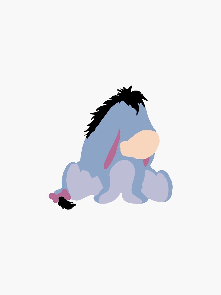 "Sad donkey sticker" Sticker for Sale by Creative-group | Redbubble