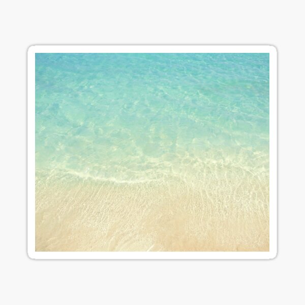 "Caribbean Shore" Sticker by MadLuko | Redbubble