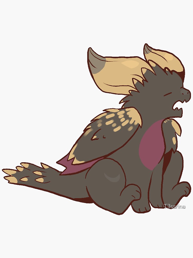 "Chibi Nergigante" Sticker for Sale by T3ssrina | Redbubble