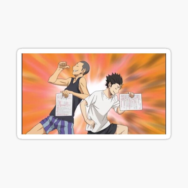 "The Crows Pass! (Haikyuu!!)" Sticker for Sale by AnthonySlewh | Redbubble