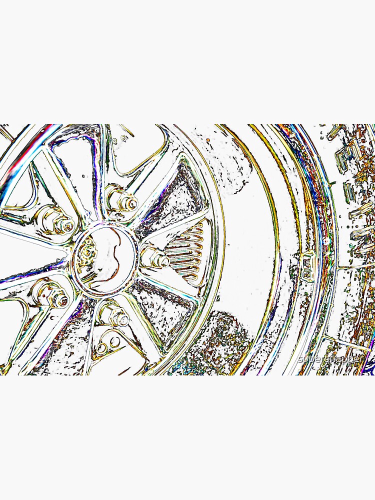 "Porsche RSR Wheel" Sticker by supersnapper | Redbubble