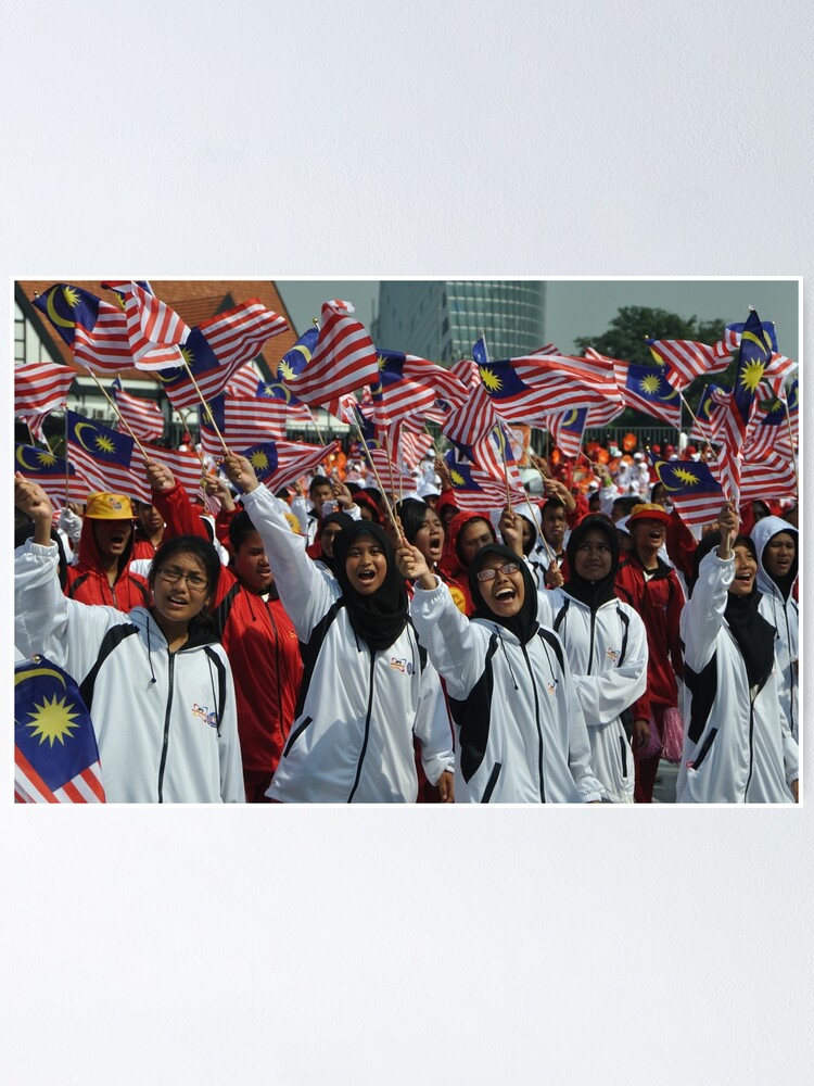 "Merdeka! Merdeka!" Poster for Sale by j0sh | Redbubble