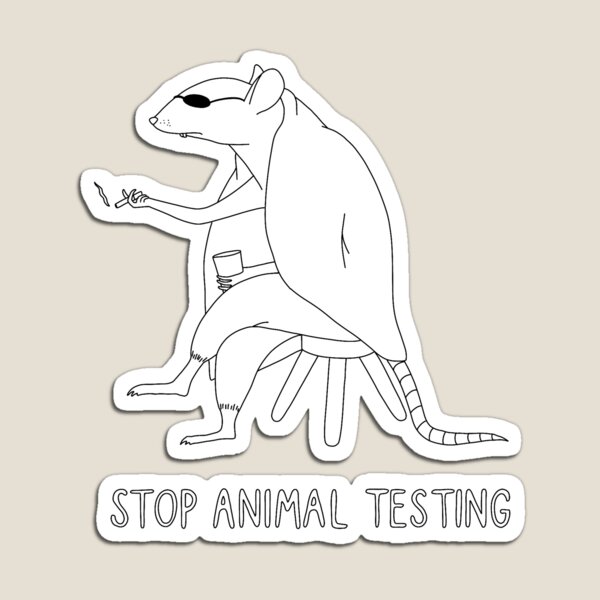 Stop Animal Testing Magnets | Redbubble