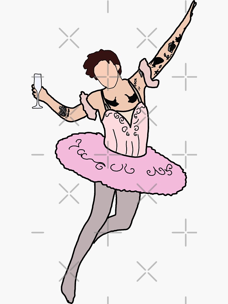 "Harry Styles ballet" Sticker for Sale by emmamarlene | Redbubble