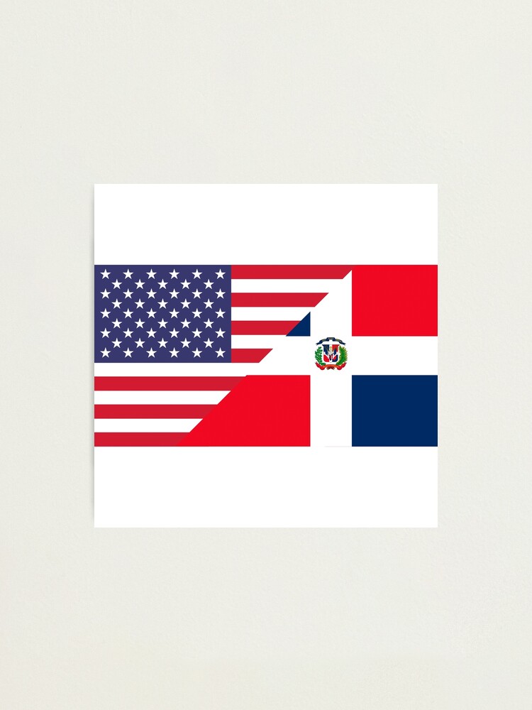 "Dominican American Flags" Photographic Print for Sale by Groovysheck ...