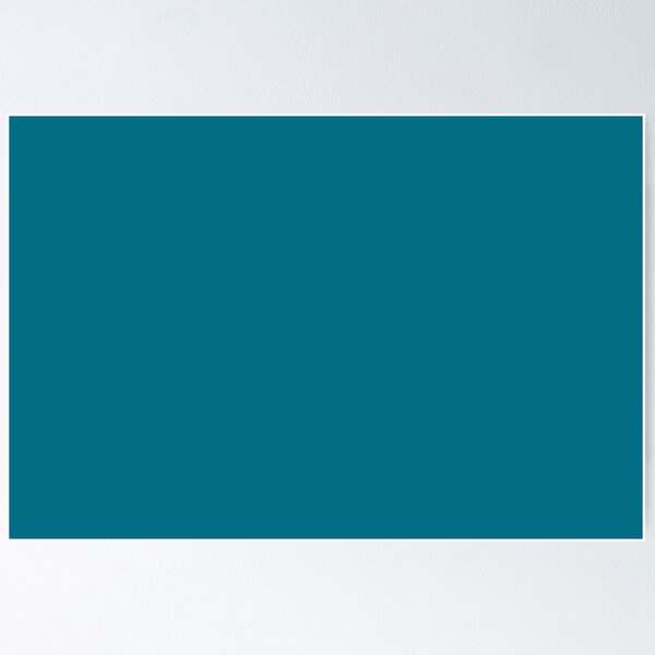 Solid Turquoise Background