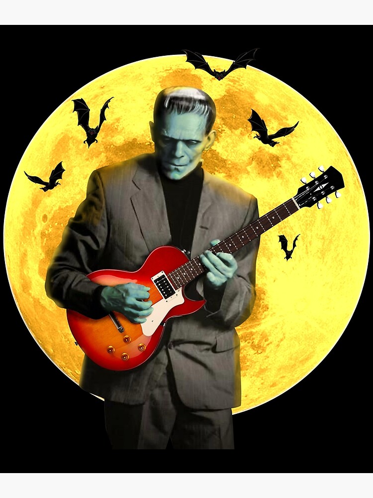 "Frankenstein Plays Electric Guitar" Poster for Sale by ugbk-tshirts ...
