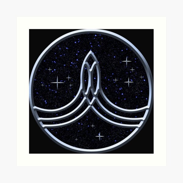 "The Orville Planetary Union Logo Metallic" Art Print by Bevatron ...