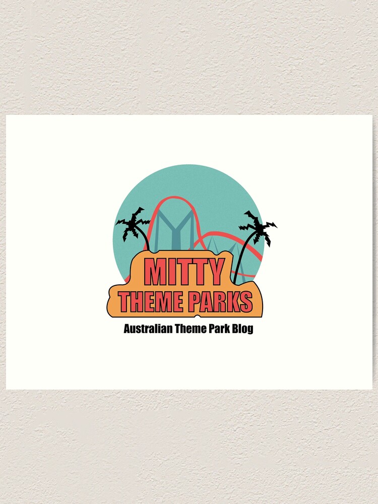 "Mitty Theme Parks Logo" Art Print for Sale by Mittythemeparks | Redbubble