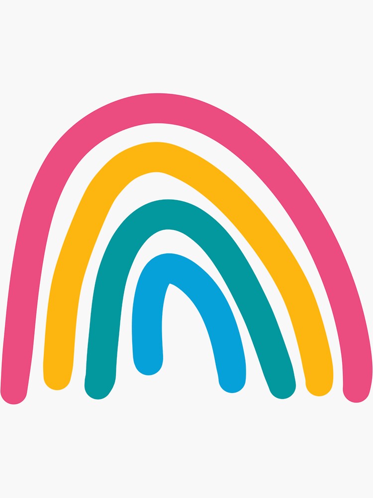 "aesthetic minimalist vsco rainbow" Sticker for Sale by rmacyn | Redbubble