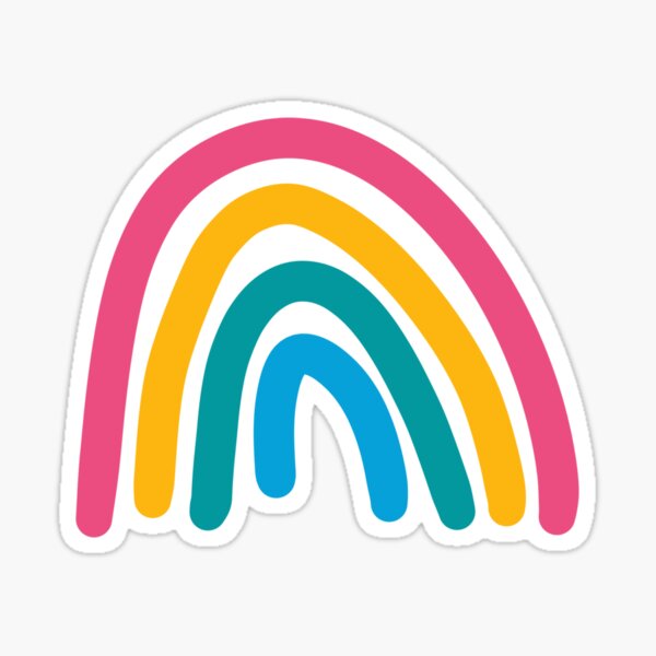"aesthetic minimalist vsco rainbow" Sticker for Sale by rmacyn | Redbubble