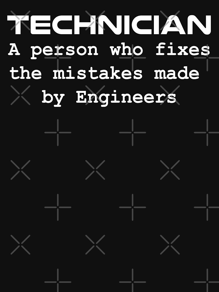 "Technician funny definition" T-shirt for Sale by mrhighsky | Redbubble ...