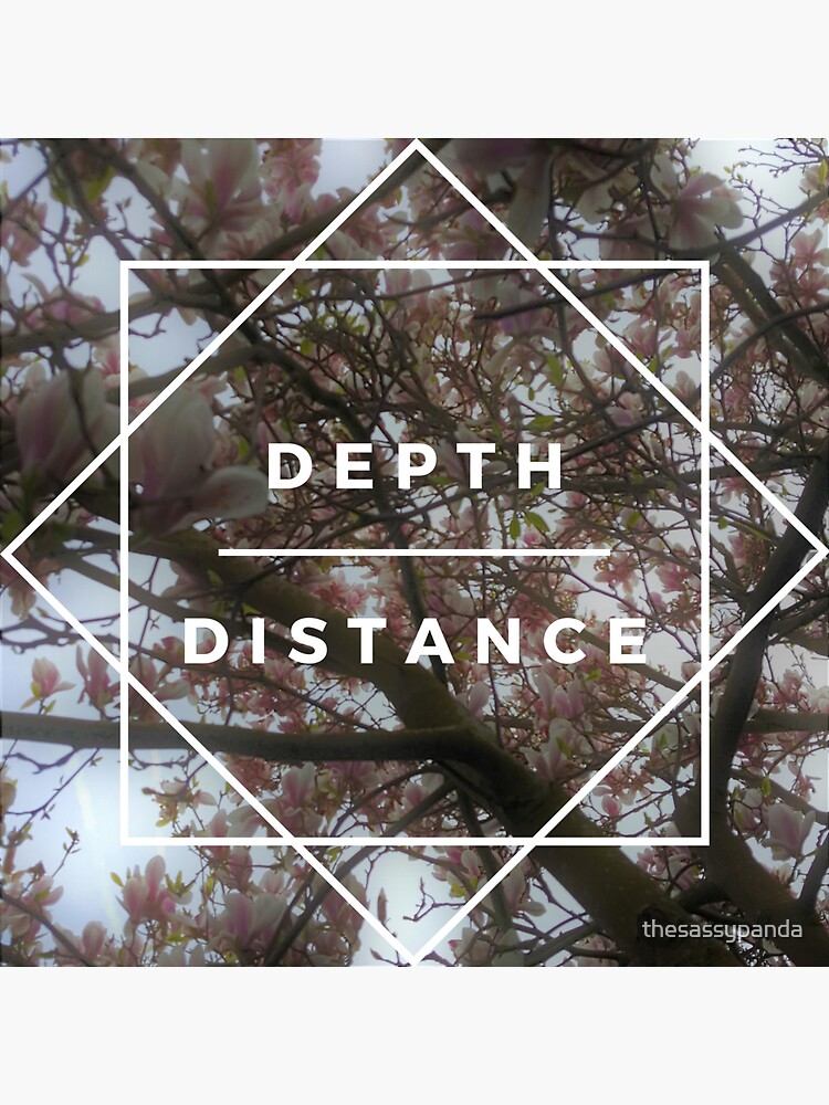 "Depth Over Distance - Blossom" Sticker for Sale by thesassypanda ...