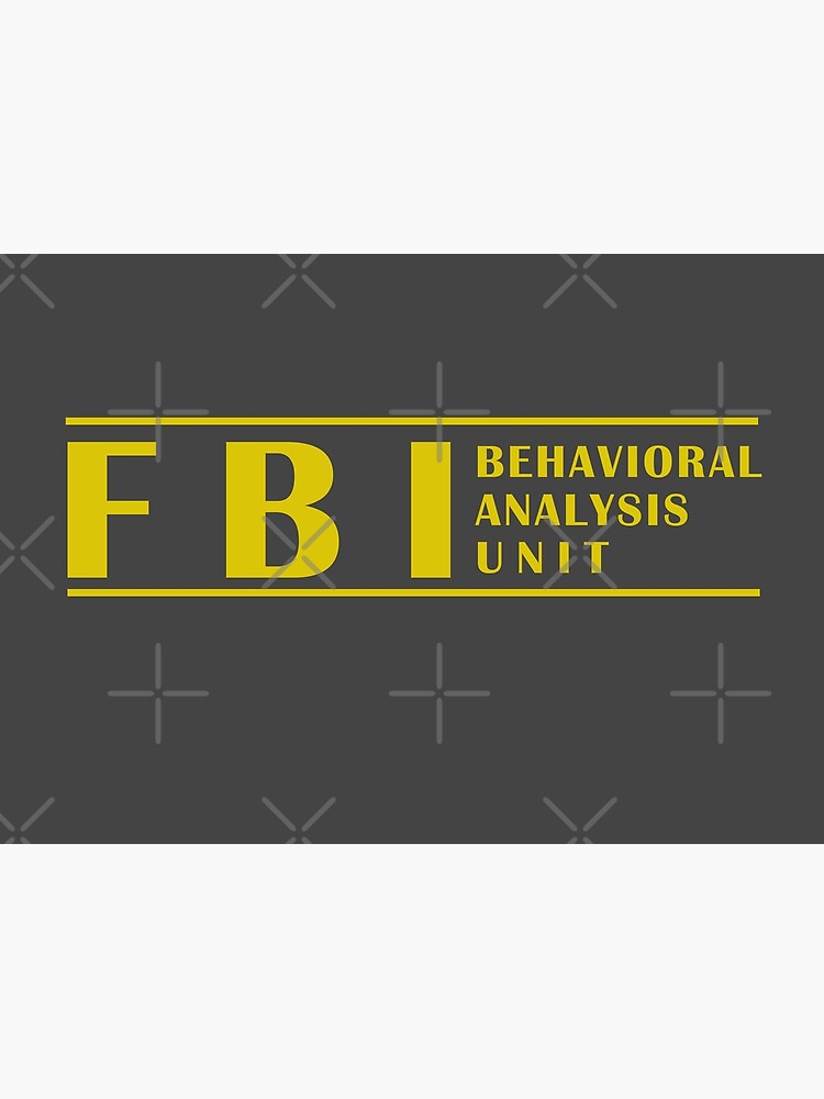 "Behavioral Analysis Unit" Poster for Sale by Jamiecsmith1986 | Redbubble
