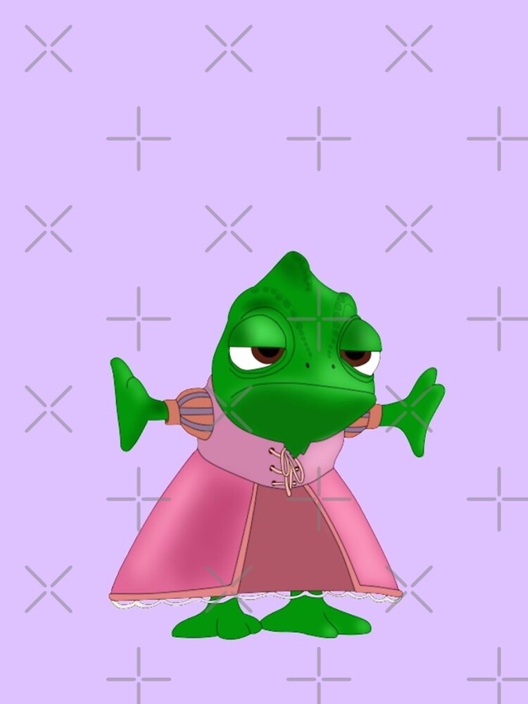 "Pascal from Tangled with pastel purple background" iPhone Case for ...