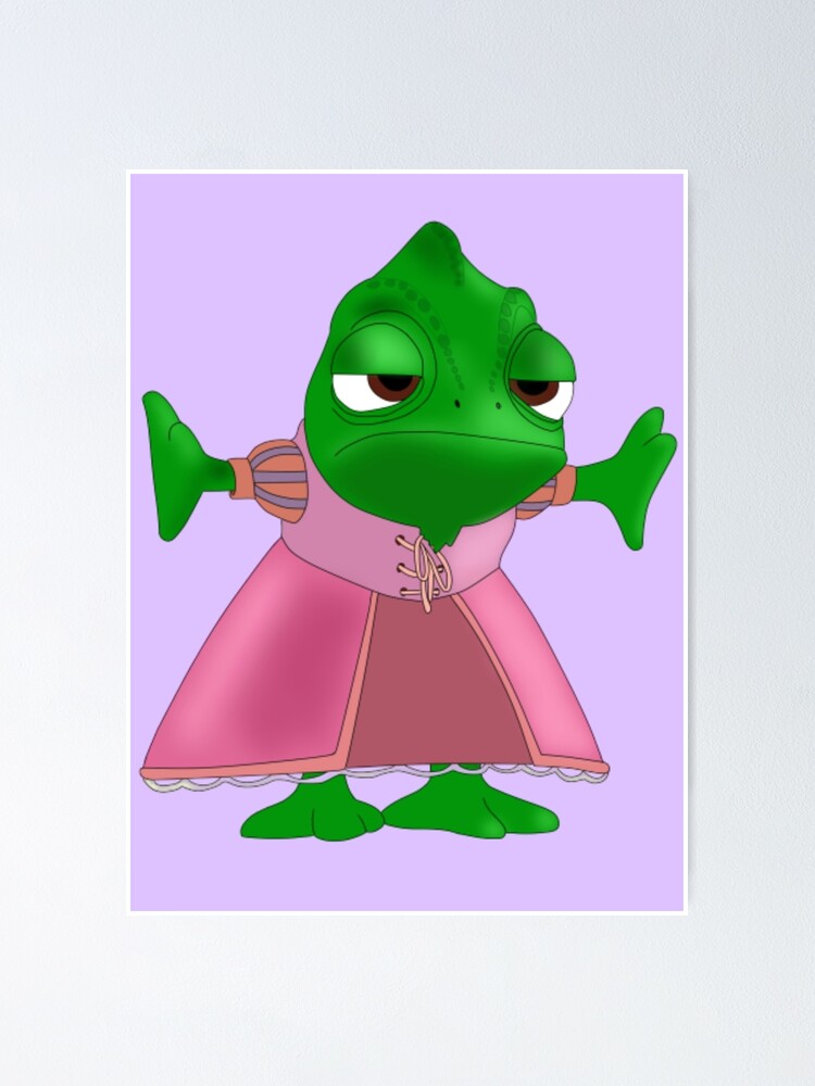 Póster «Pascal de enredados con fondo morado pastel» de M3g3n | Redbubble