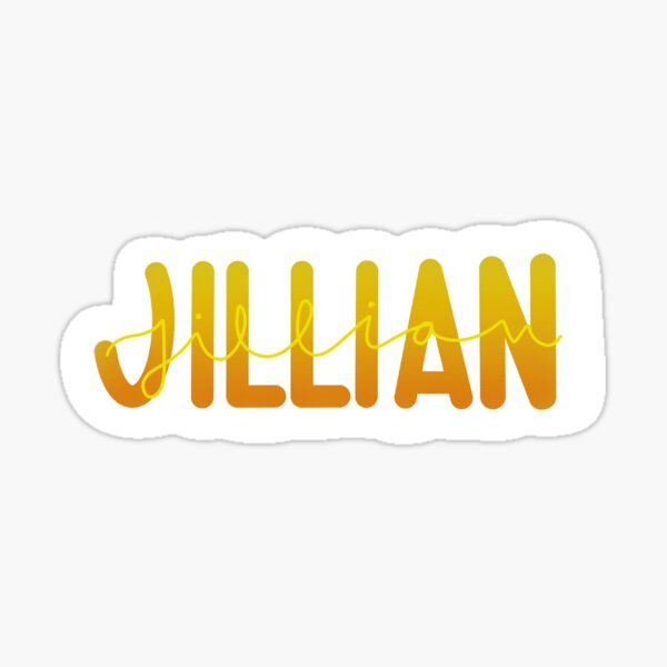 "Jillian Custom" Sticker for Sale by agathecad | Redbubble