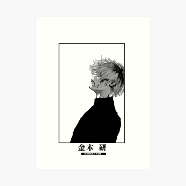 "Ken Kaneki-Tokyo Ghoul-Classic manga panel collection" Art Print by ...