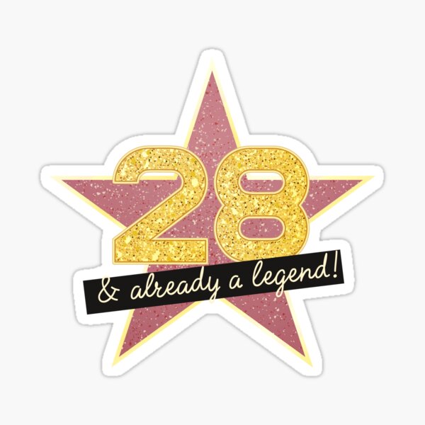28th Birthday Stickers | Redbubble