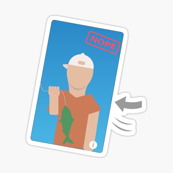 "Swipe Left" Sticker for Sale by klschanes | Redbubble