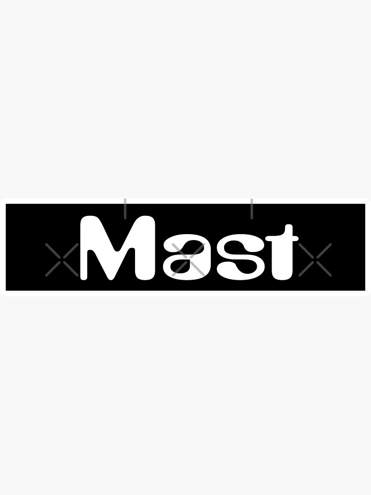 "Mast" Sticker for Sale by ray-day | Redbubble