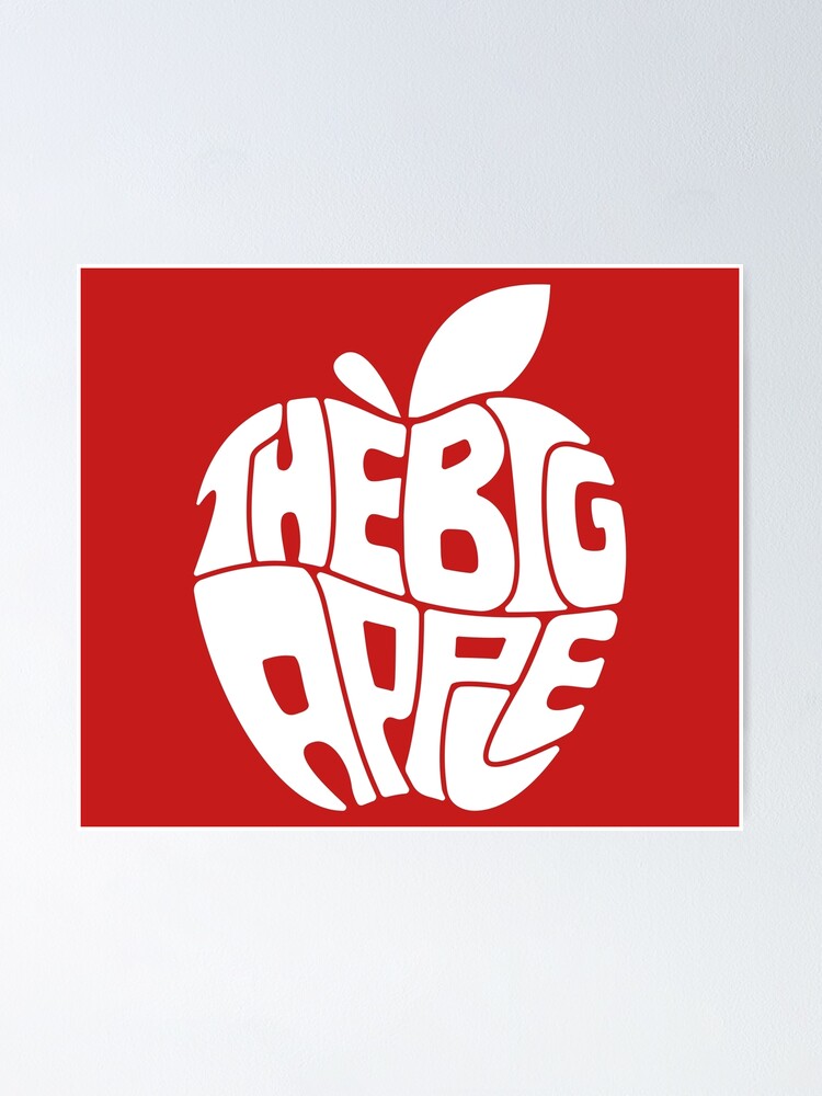 "The Big Apple" Poster for Sale by Vobine | Redbubble