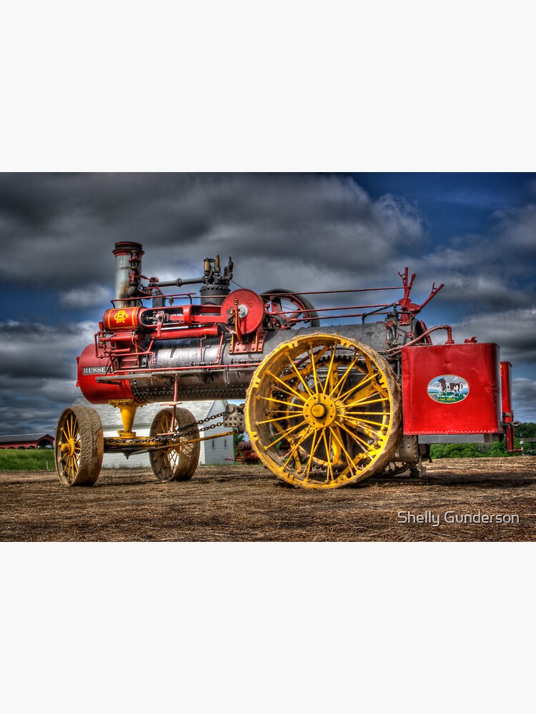 "Artistic Russell Steam Traction Engine" Water Bottle for Sale by ...