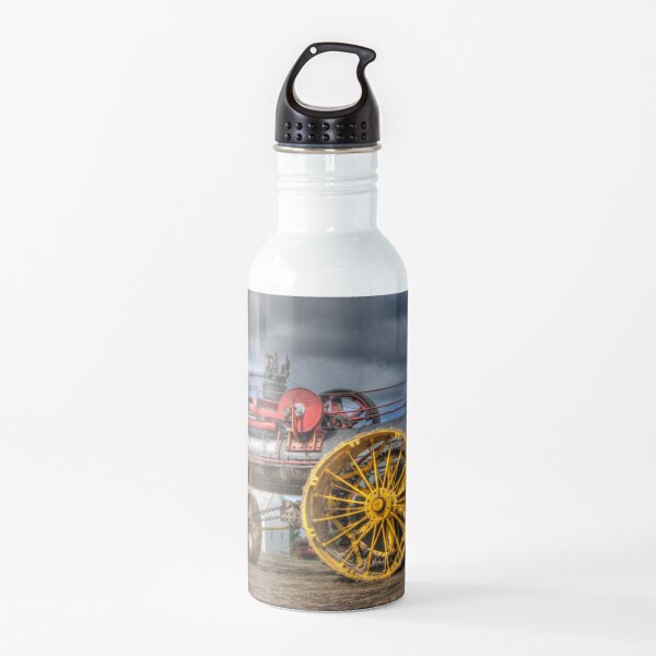 "Artistic Russell Steam Traction Engine" Water Bottle for Sale by ...