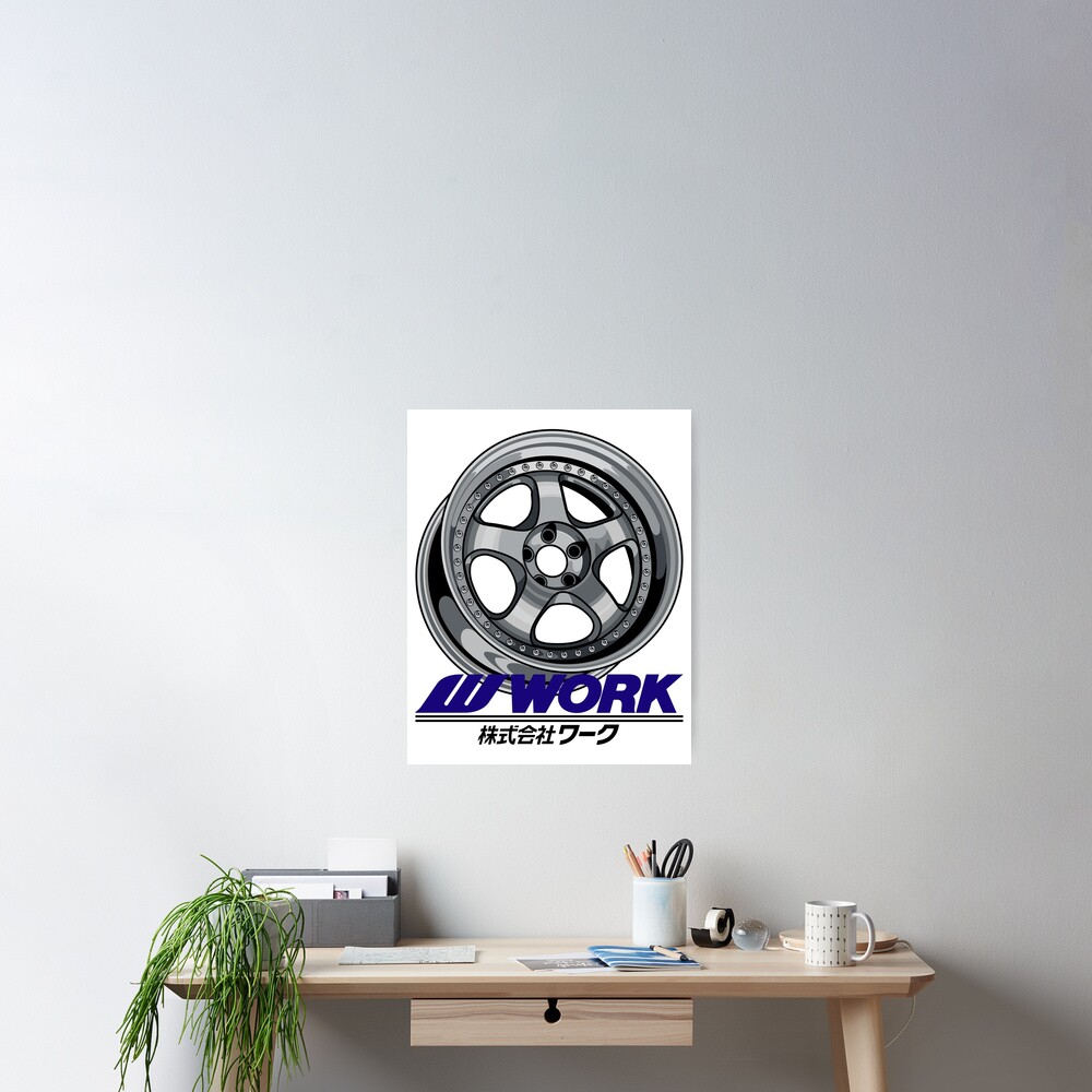 "Car Wheel/Rim Work Meister" Poster for Sale by idrdesign | Redbubble