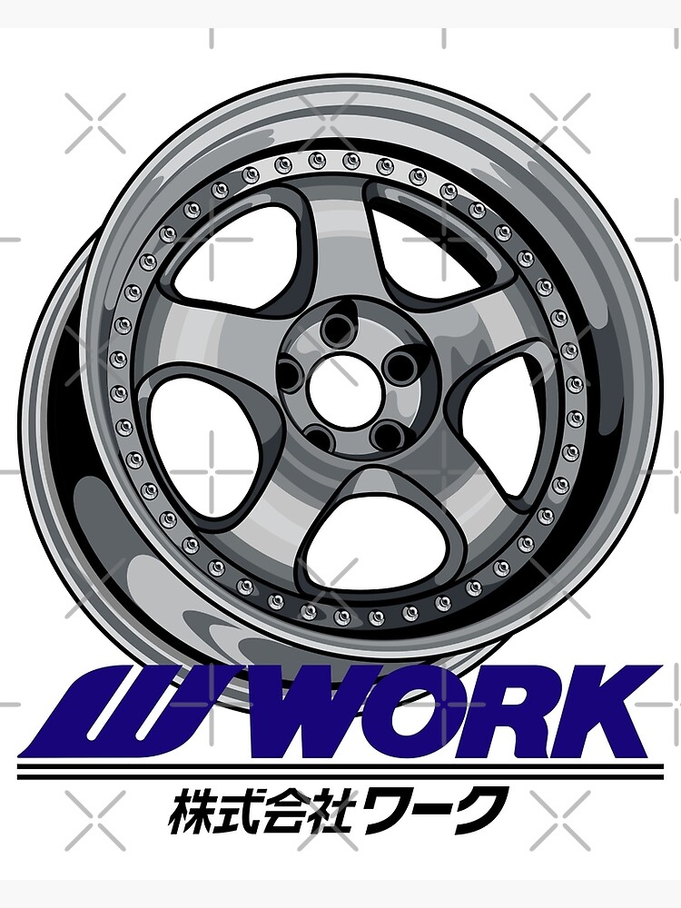 "Car Wheel/Rim Work Meister" Poster for Sale by idrdesign | Redbubble