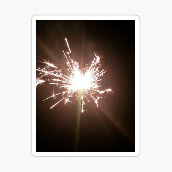 "Independence day sparkler" Sticker for Sale by Katkalakosky | Redbubble