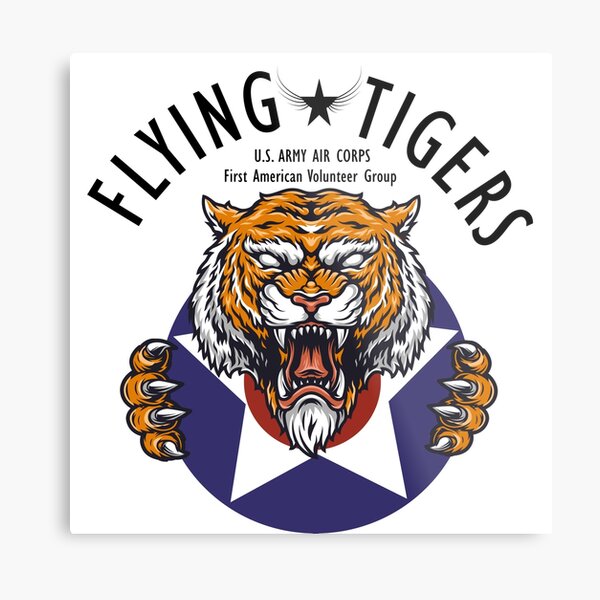 Flying Tigers Squadron Metal Prints | Redbubble