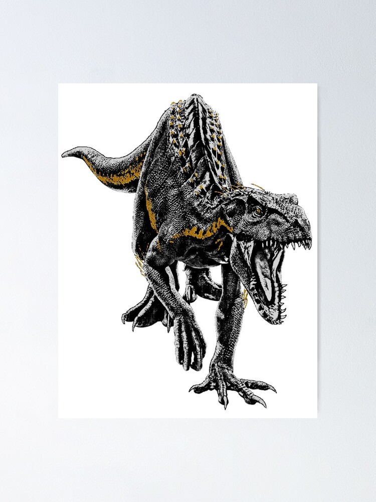 ""Indoraptor"" Poster for Sale by PutnamBurnings | Redbubble