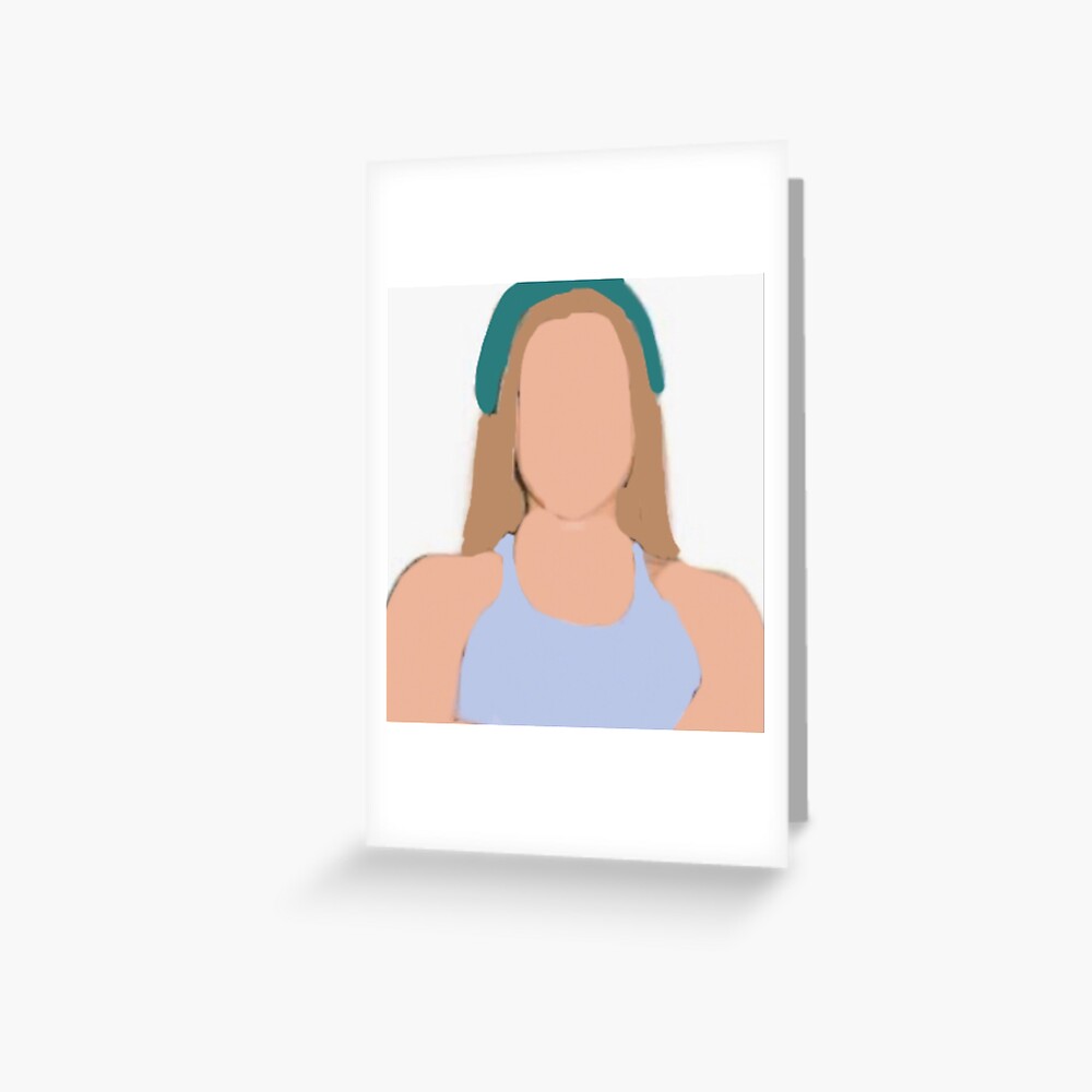 "addison rae paint sticker" Greeting Card by honeyychicken | Redbubble