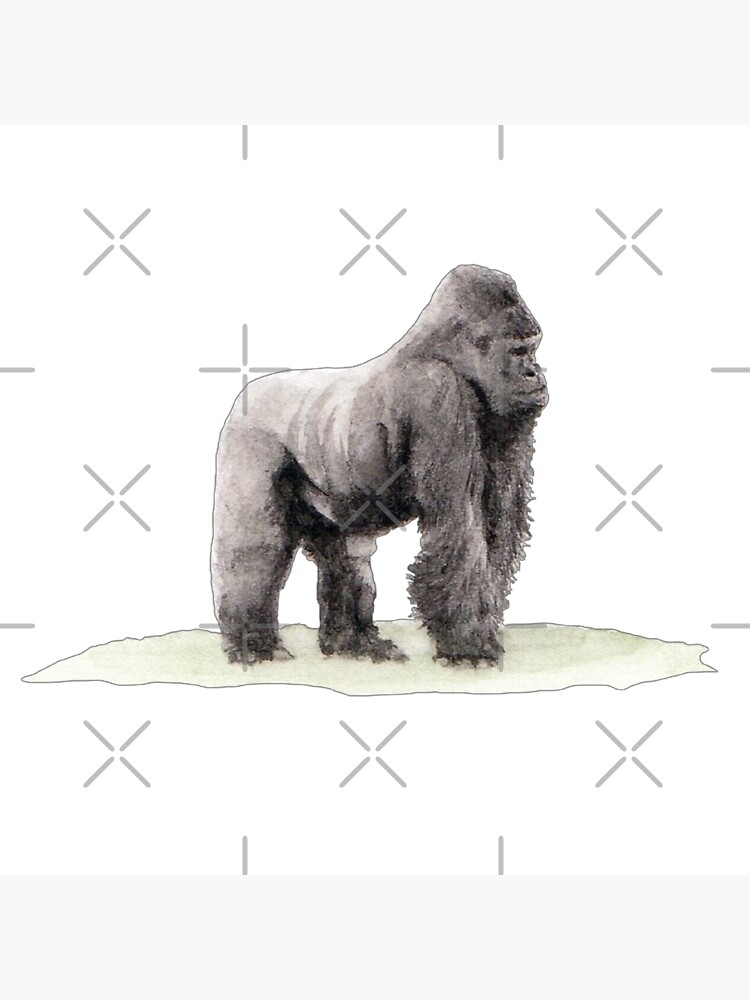 "Silverback Gorilla" Greeting Card for Sale by RoadKill Barbie | Redbubble