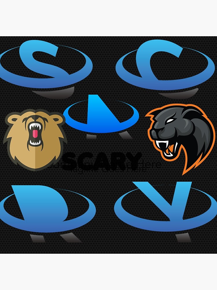 "Scary Animal Logo" Canvas Print for Sale by denz2022 | Redbubble