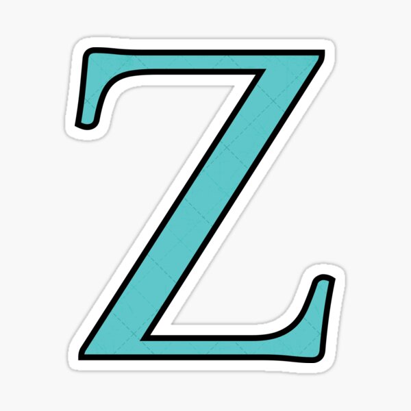 "ZETA" Sticker by Ed-Designs-Art | Redbubble