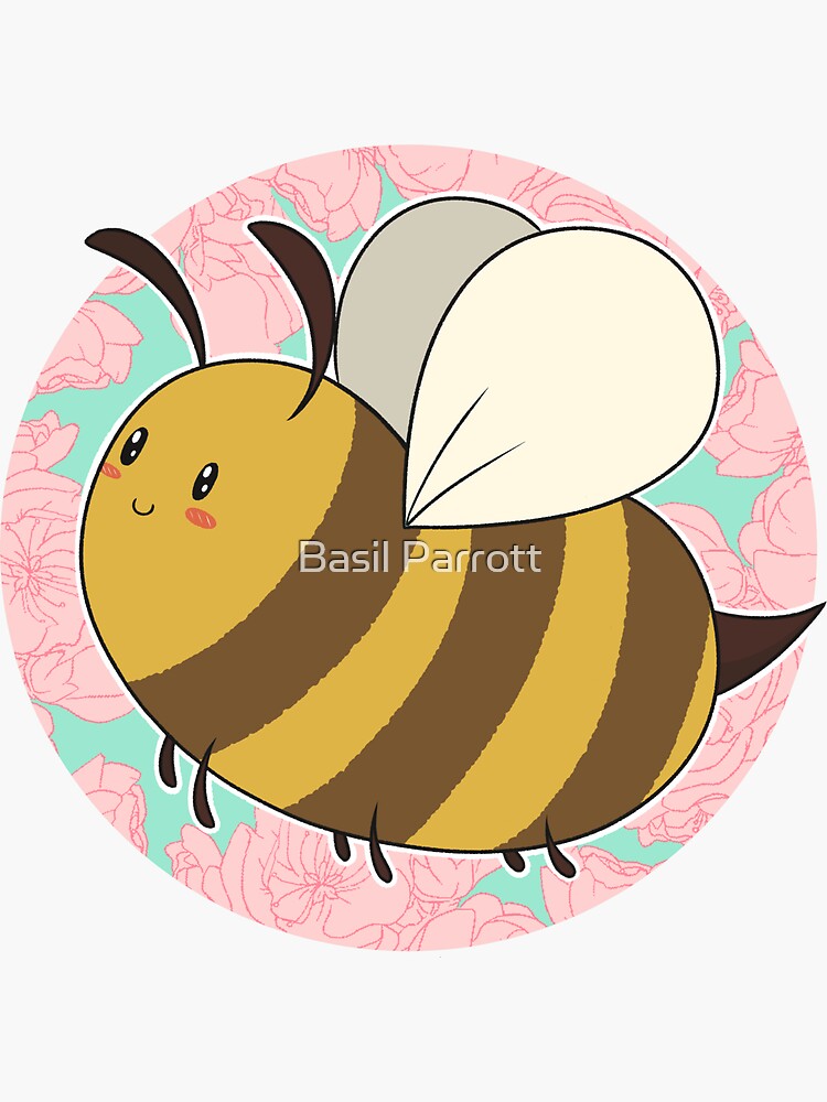 "Bee Buddy" Sticker by frillytough | Redbubble