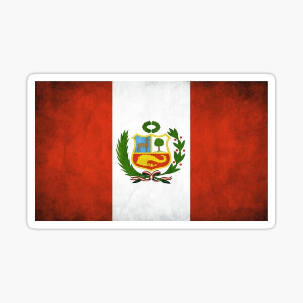 "Peru | Peruvian Flag | National Flag of Peru" Sticker for Sale by ...