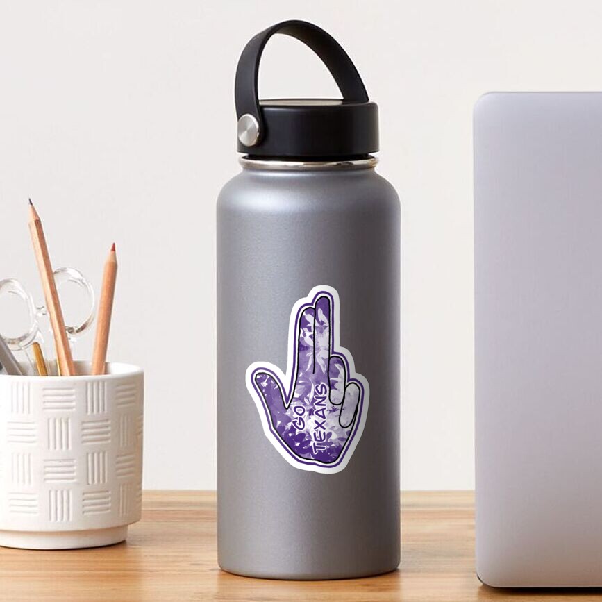 "Tarleton Go Texans (Floral) " Sticker for Sale by creationsbysnow ...