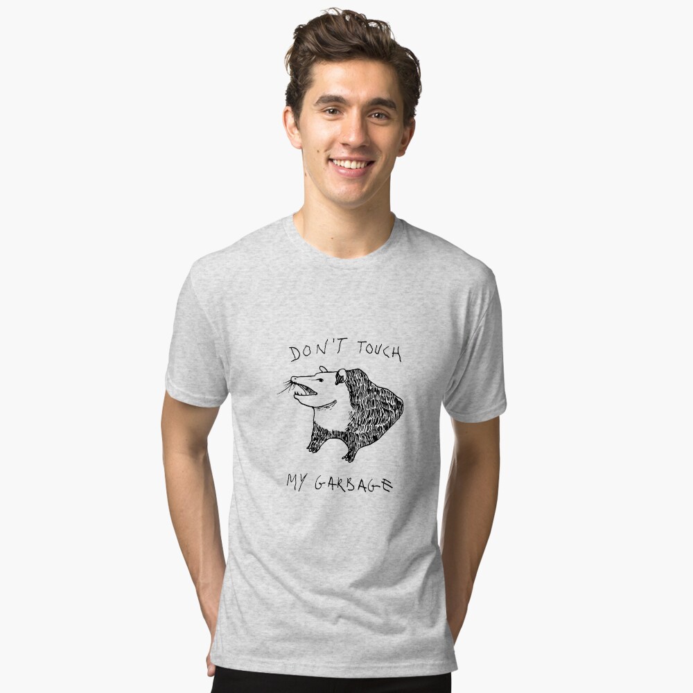 "Don't Touch My Garbage Meme" Sticker by Sergiarts | Redbubble