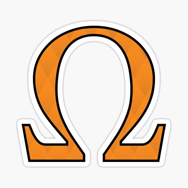 "OMEGA" Sticker for Sale by Ed-Designs-Art | Redbubble