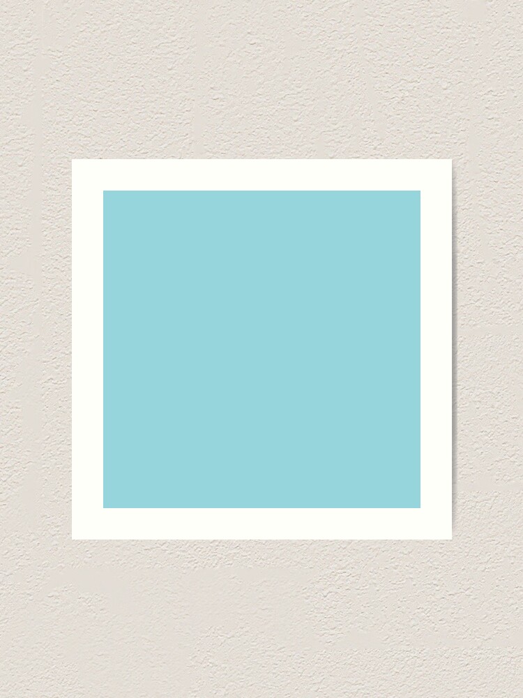 "Caribbean Island Blue Color" Art Print for Sale by quarantine81 ...