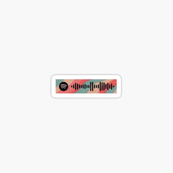 "Watermelon Sugar Pattern Spotify Code- Harry Styles" Sticker by ...
