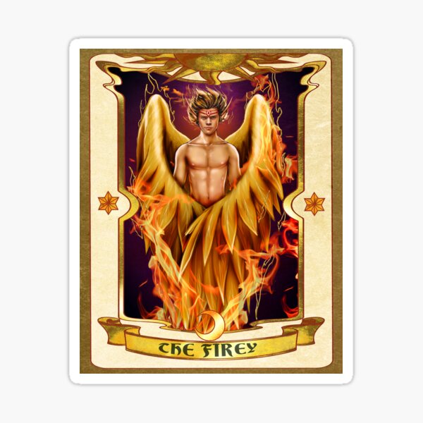 "FIREY" Sticker by Ivanshine | Redbubble