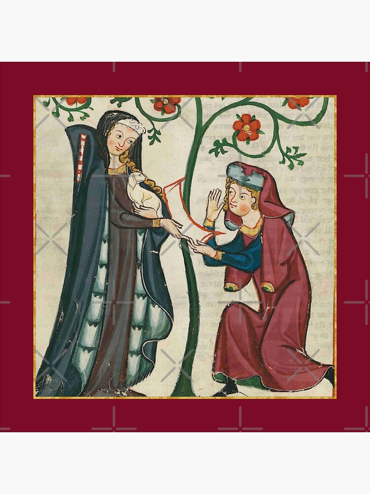 "A Secret Message Medieval Illumination" Sticker by CelticArtStore ...