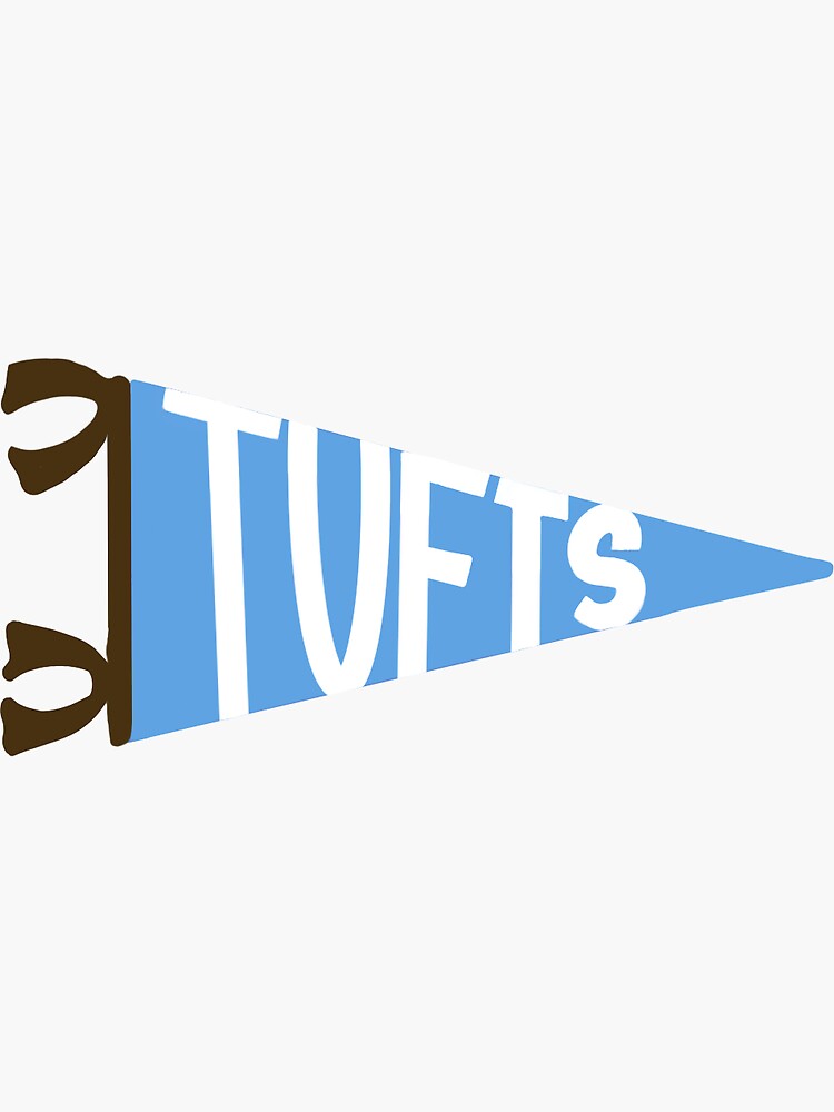 "Tufts University Pennant" Sticker for Sale by piamarker | Redbubble