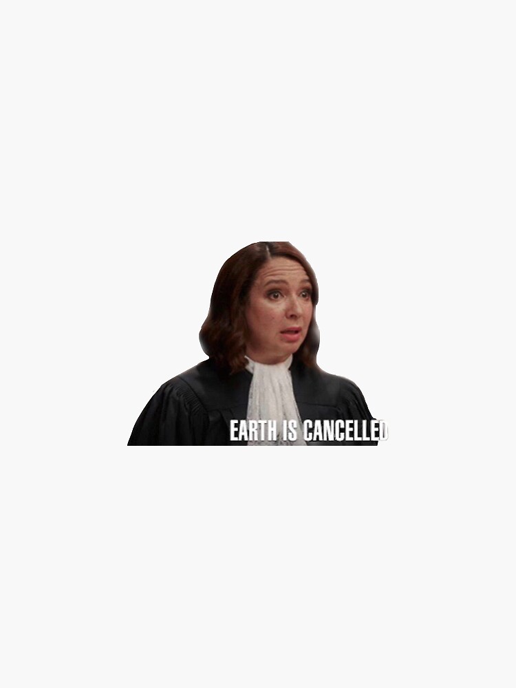 The Good Place Judge Gen Sticker For Sale By Stickersbygi Redbubble