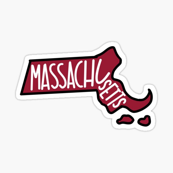 "Massachusetts sticker " Sticker by margaretpalmer | Redbubble